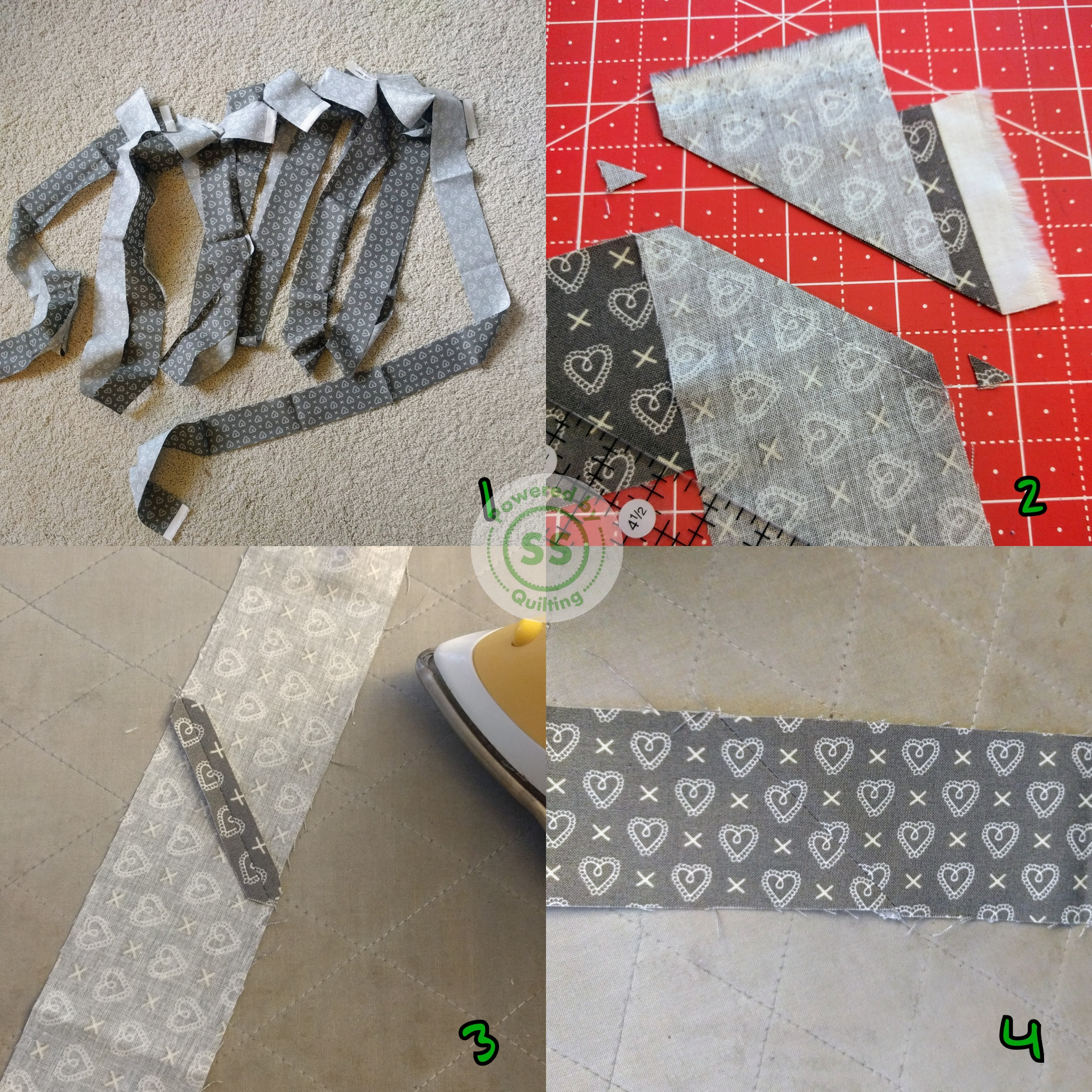 Joining Binding and Diagonal Seams (A Tutorial) – Powered By Quilting